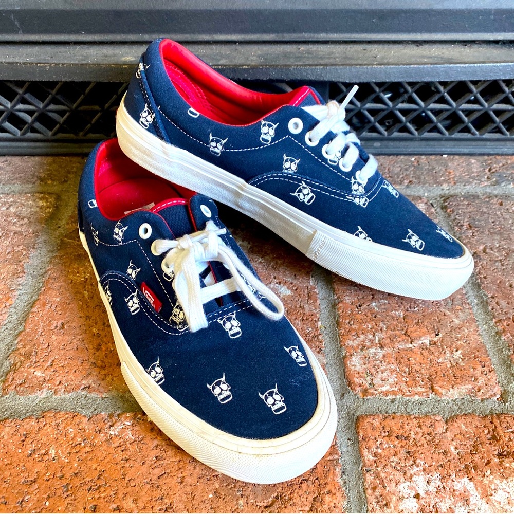 Vans Kader Sylla Era Mens Suede Navy Blue Lace-Up Ska… - Gem